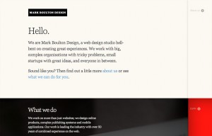 Mark Boulton Design - Unmatched Style