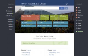BYU Library - Unmatched Style