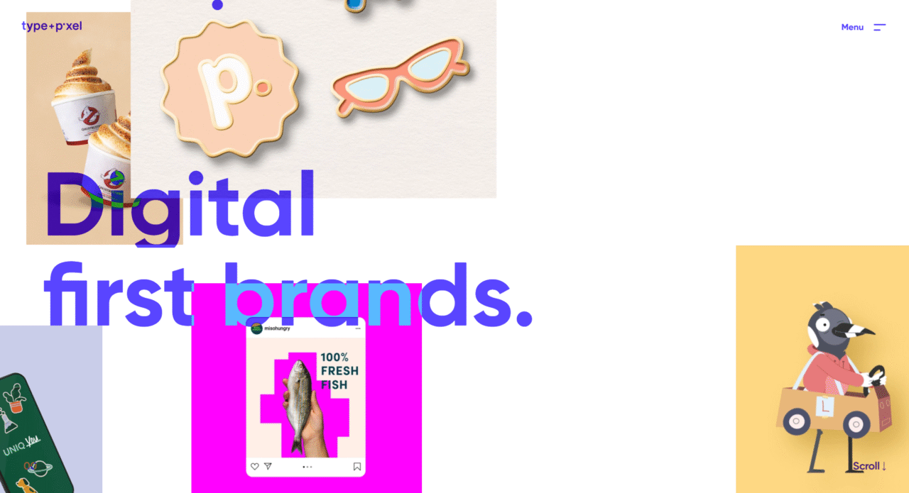 type and pixel - Unmatched Style